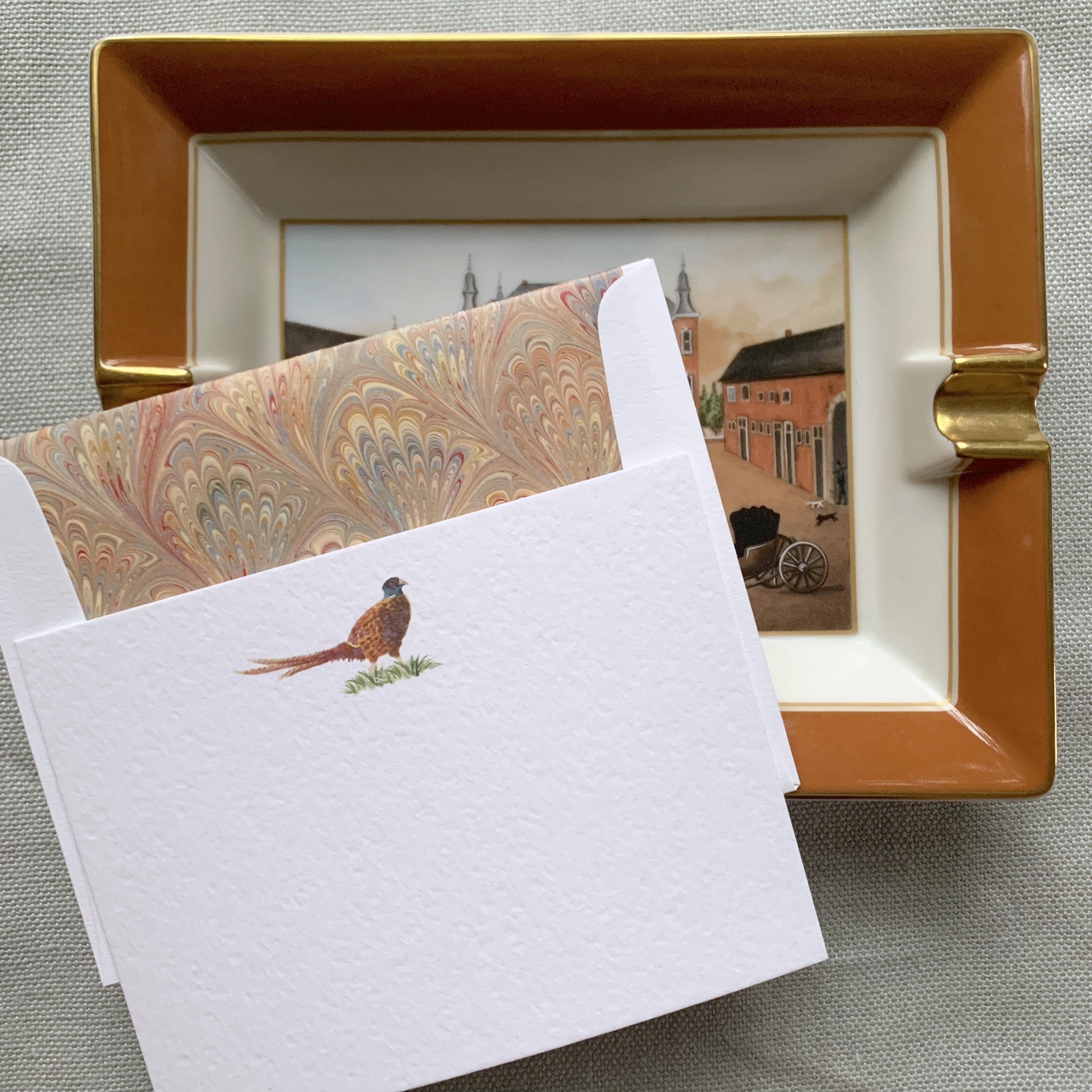 Pheasant Cards with Giardino Liner | C Buxton Designs